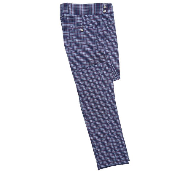 Chiragh Apparel | Pants | Mens Gurkha Pants Blue Red Beige Plaid Check ...